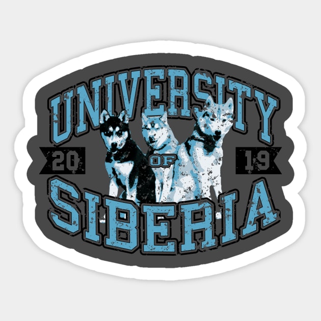University of Siberia - University Of Siberia - Sticker | TeePublic