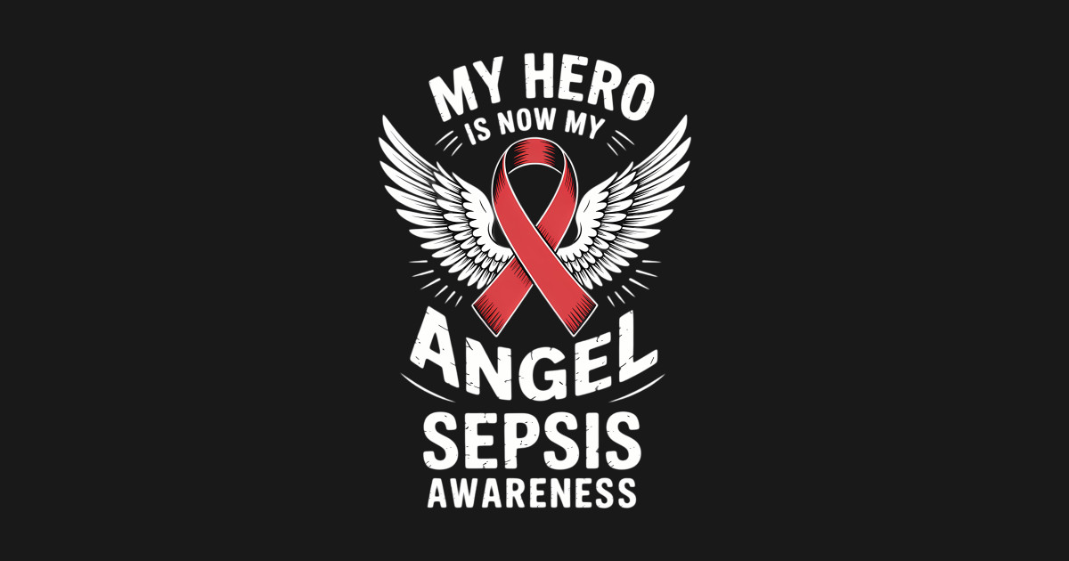 Sepsis Survivor - Red Awareness Ribbon - Sepsis Survivor - T-Shirt ...