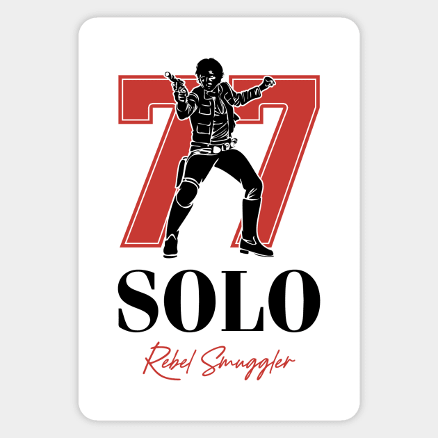 Solo Rebel Smuggler 77 - Star Wars - Sticker | TeePublic