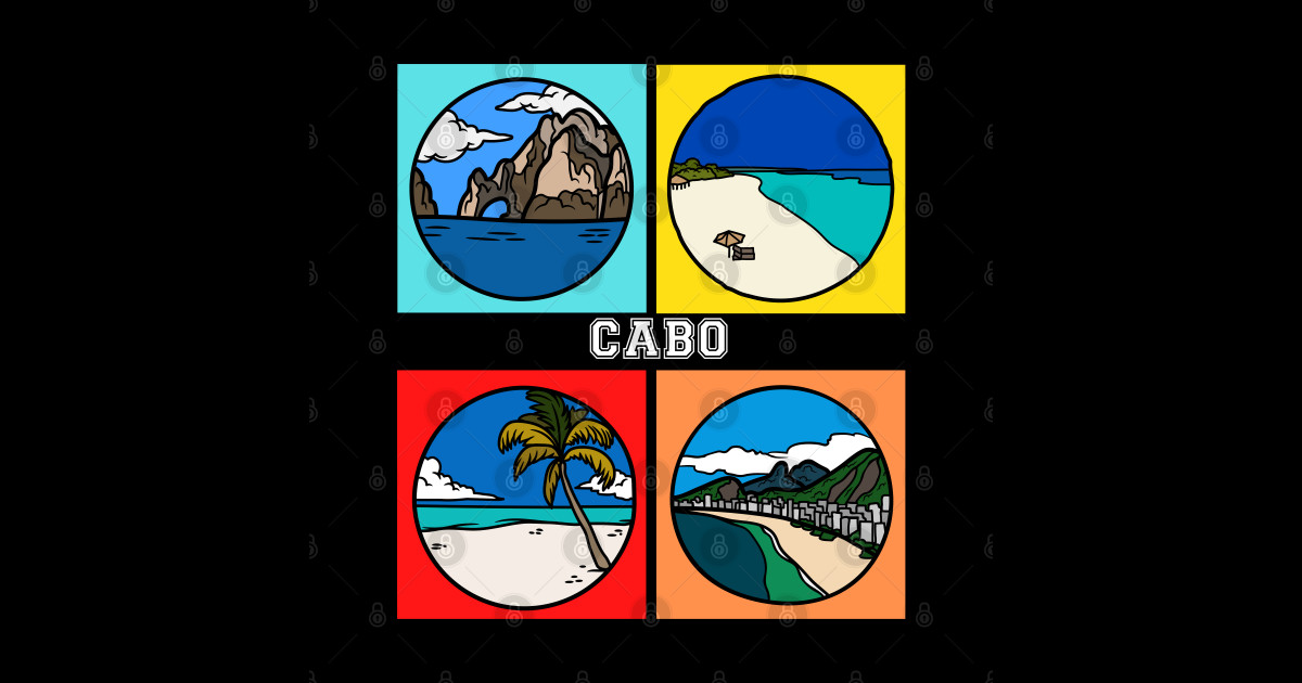 Los Cabos Design - Los Cabos - Sticker | TeePublic