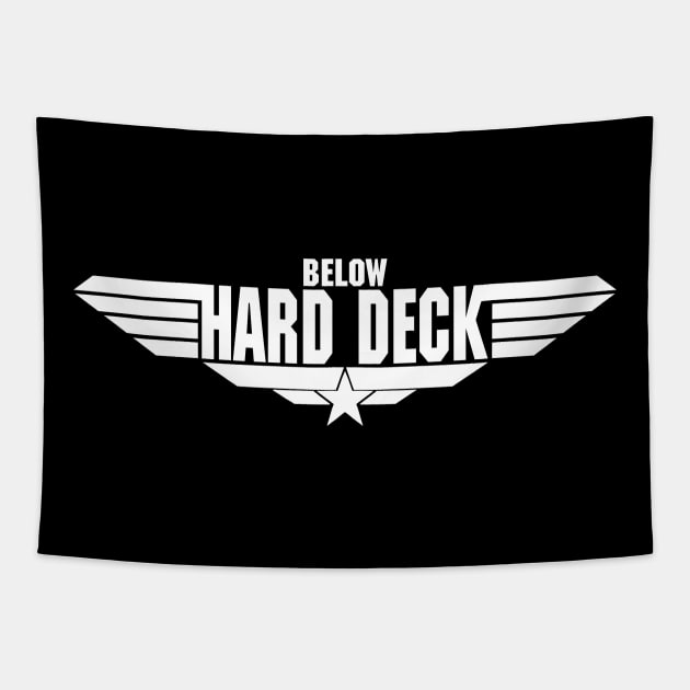 Top Gun Maverick Below Hard Deck - Top Gun - Tapestry | TeePublic