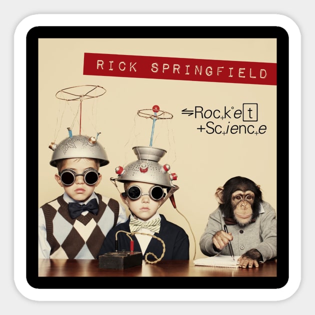 Retro Album Cover - Vintage Rick Music Springfield - Sticker | TeePublic