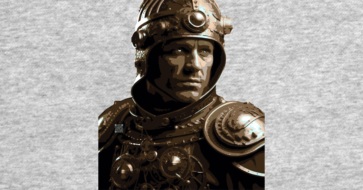 Steampunk Roman Gladiator - Retro Futuristic - T-Shirt | TeePublic