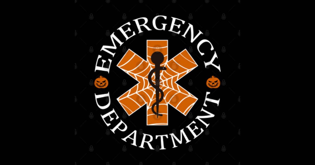 Er Nurse Halloween Spooky Emergency Department - Emergency Department ...