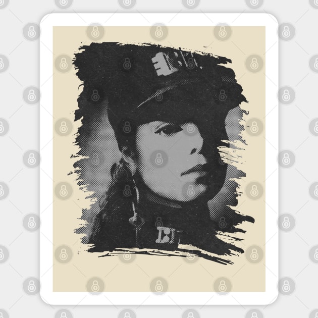 Janet Jackson // Retro poster - Janet Jackson - Magnet | TeePublic