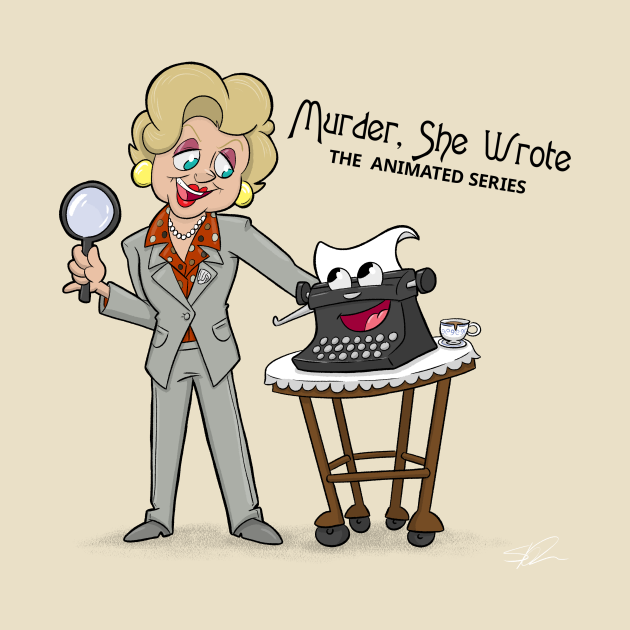 Murder She Wrote - The Animated Series - Murder She Wrote - T-Shirt ...
