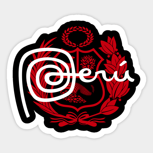 Peru Logo - Escudo del Perú - Marca Peru - Escudo Del Peru - Sticker ...