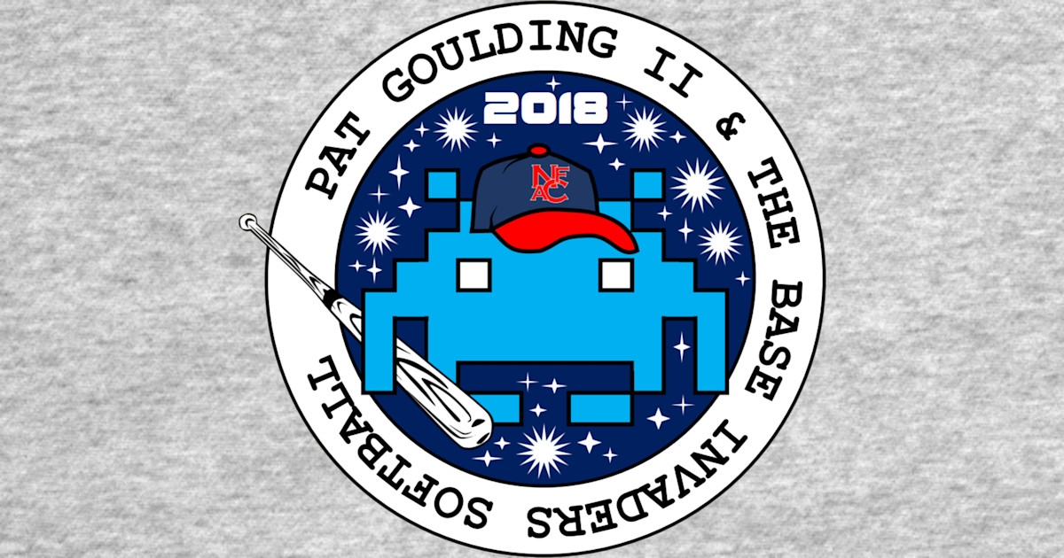 Sky Blue Base Invader Logo - Base Invaders - T-Shirt | TeePublic