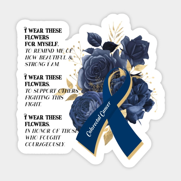 Colorectal Cancer Support - Colon Cancer - Colorectal Cancer - Sticker ...