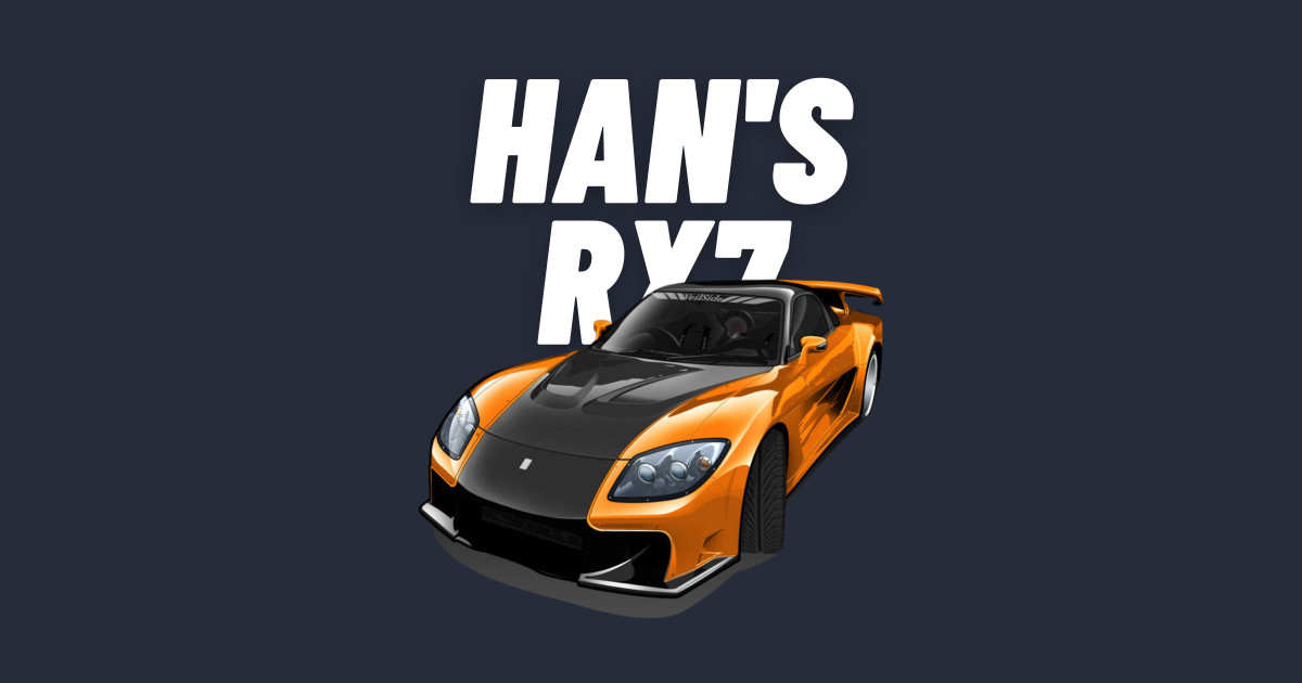 Han's rx7 tokyo drift - Han - T-Shirt | TeePublic