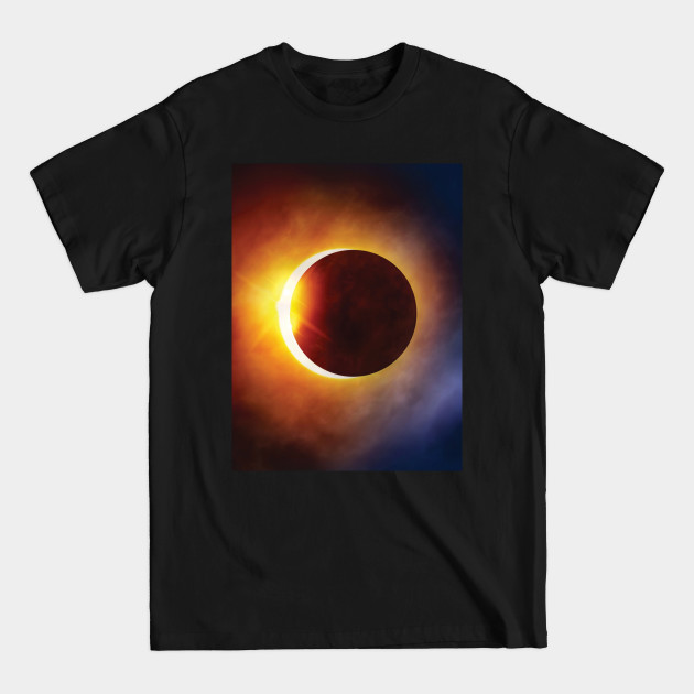 Amazing Solar Eclipse Space Art - Solar Eclipse - T-Shirt sold by ...