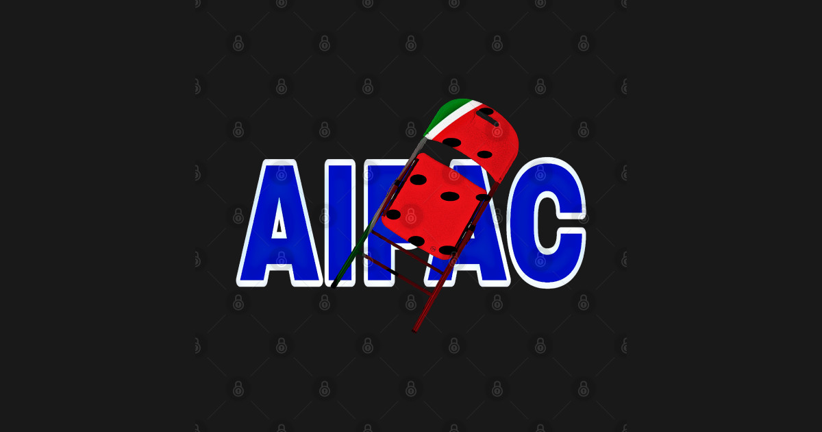 Folding Chair To The Israel Lobby - Watermelon - Back - Anti Aipac - T ...