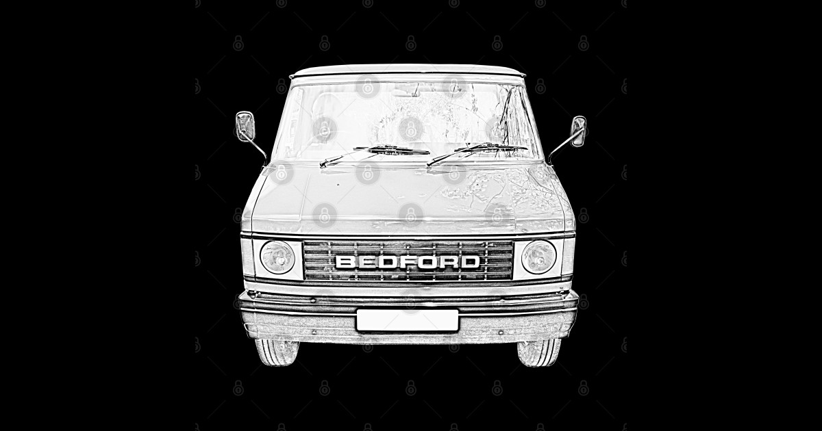 Bedford CF2 classic 1980s light commercial vehicle monochrome - Bedford ...