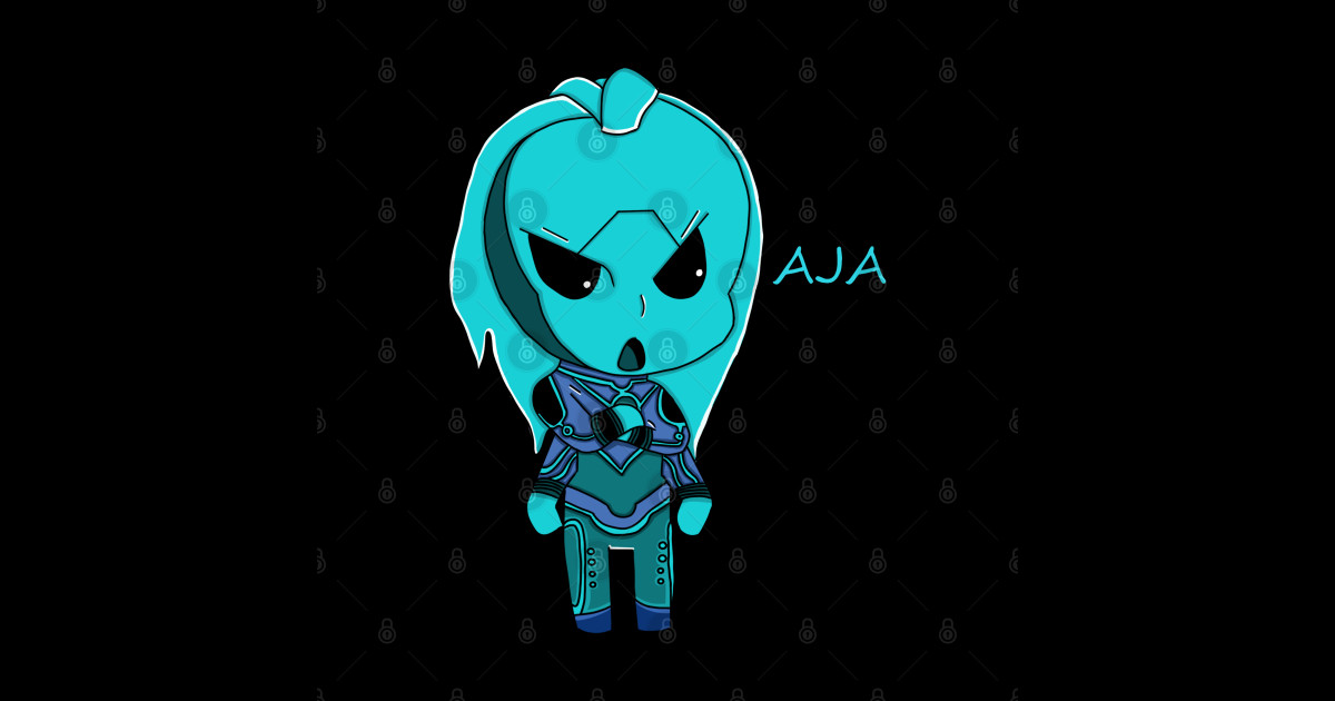 3Below Aja Chibi - 3below - Sticker | TeePublic