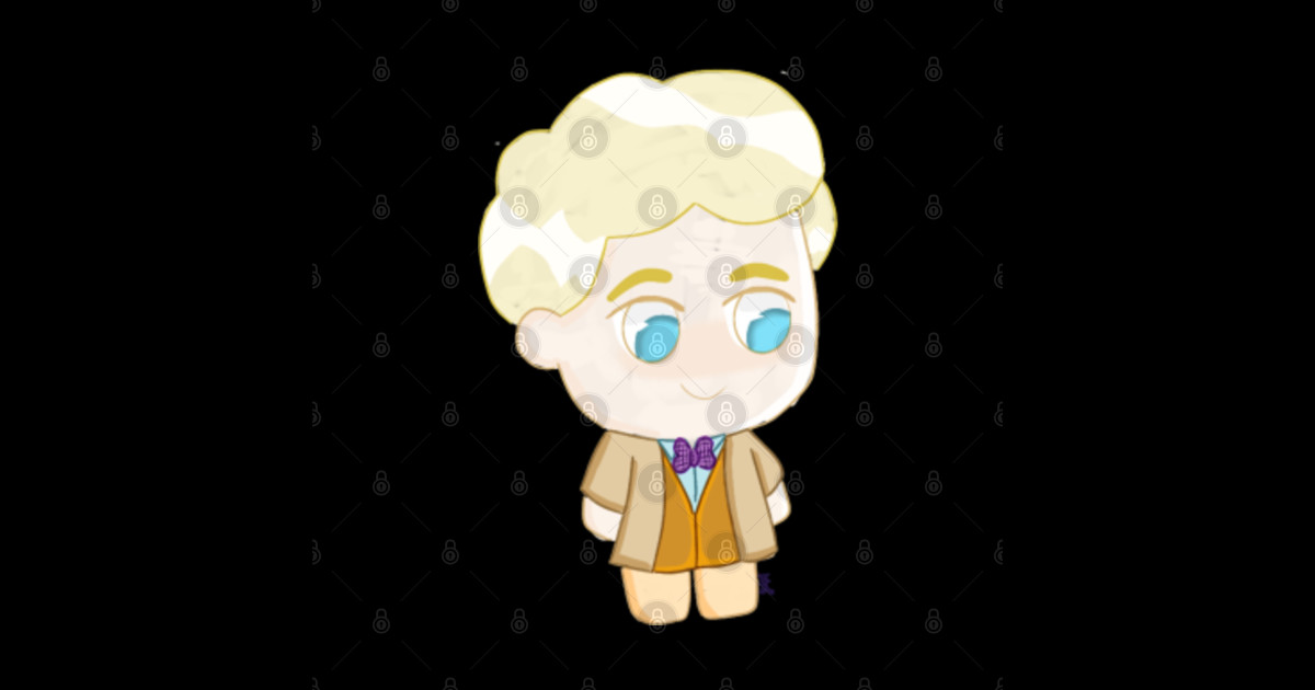 Chibi Aziraphale - Aziraphale - Sticker | TeePublic