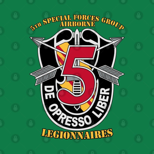 5th Special Forces Group - 5th Special Forces Group - T-Shirt | TeePublic