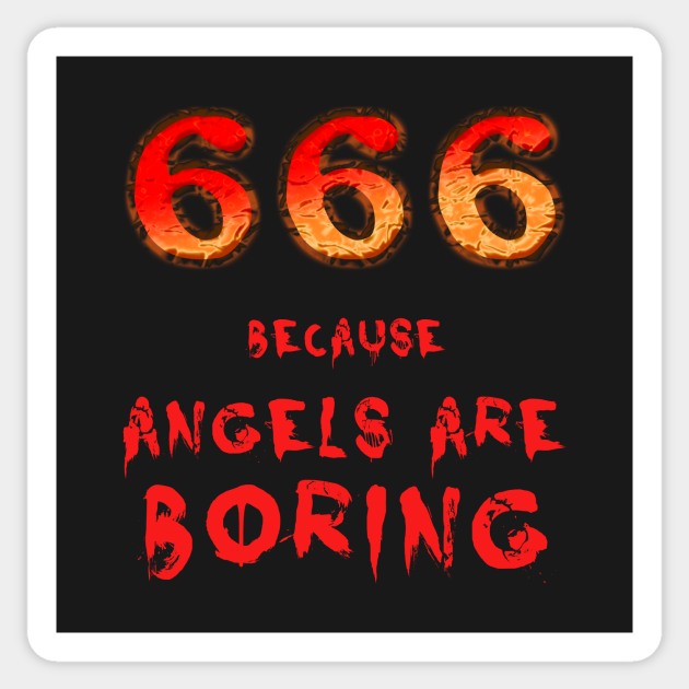666 - Gothic Art - Sticker | TeePublic