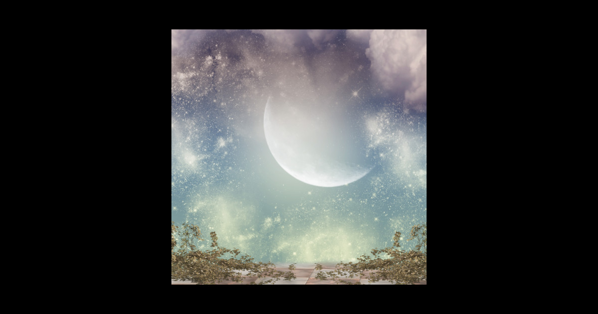 Fantasy Moon Eclipse - Fantasy Moon - Sticker | TeePublic