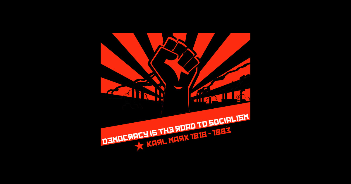 Karl Marx Constructivism - Karl Marx - Sticker | TeePublic