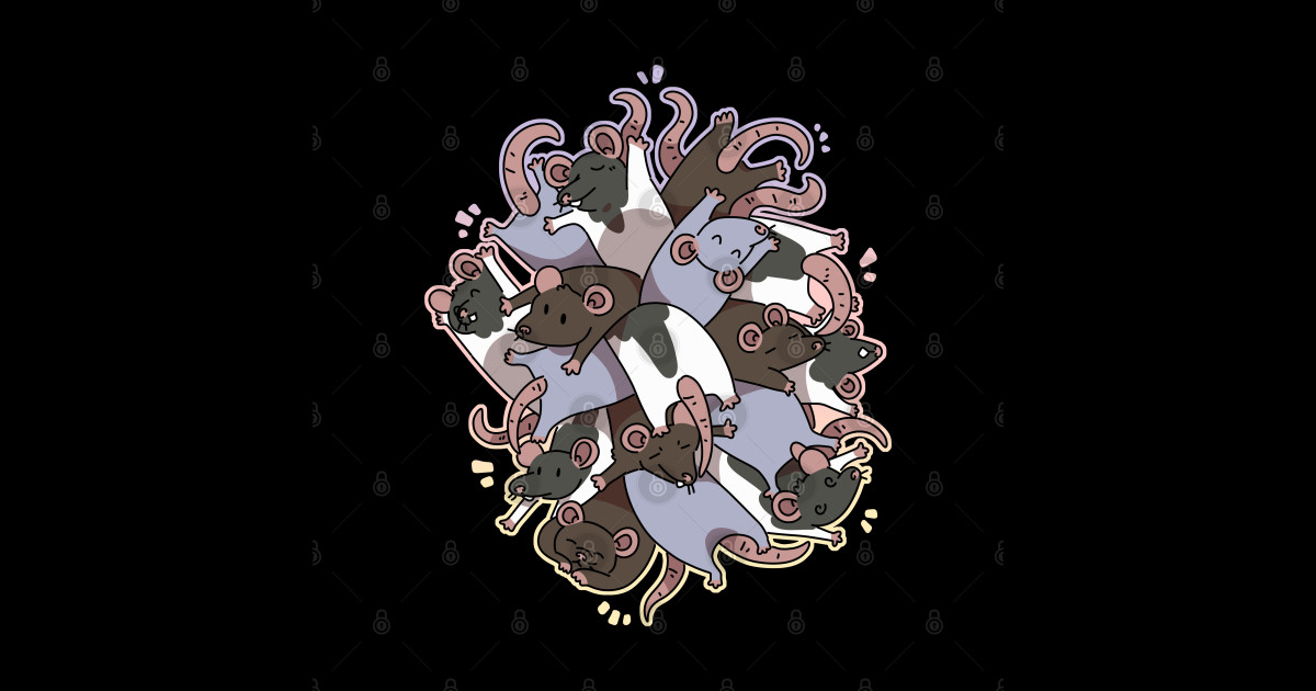 Rat Pile - Rat - Sticker | TeePublic