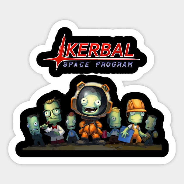 Kerbal Space Program Ksp Team - Kerbal Space Program Ksp Team - Sticker ...