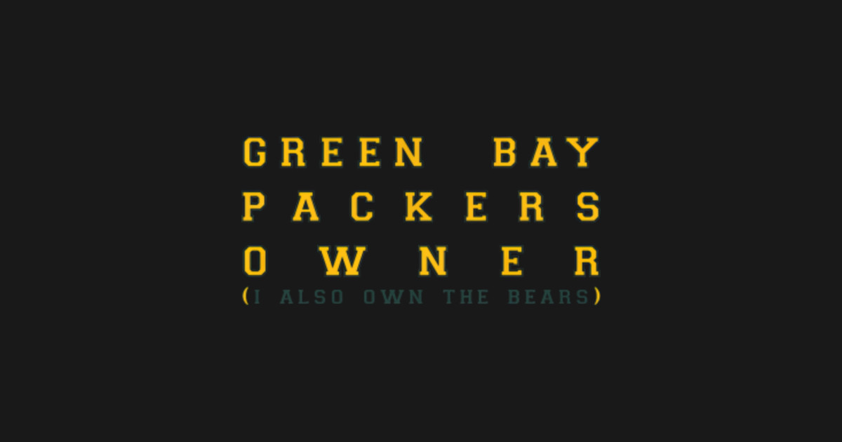 Green Bay Packers Owner - westcoastvintage #34 - Green Bay Packers - T ...