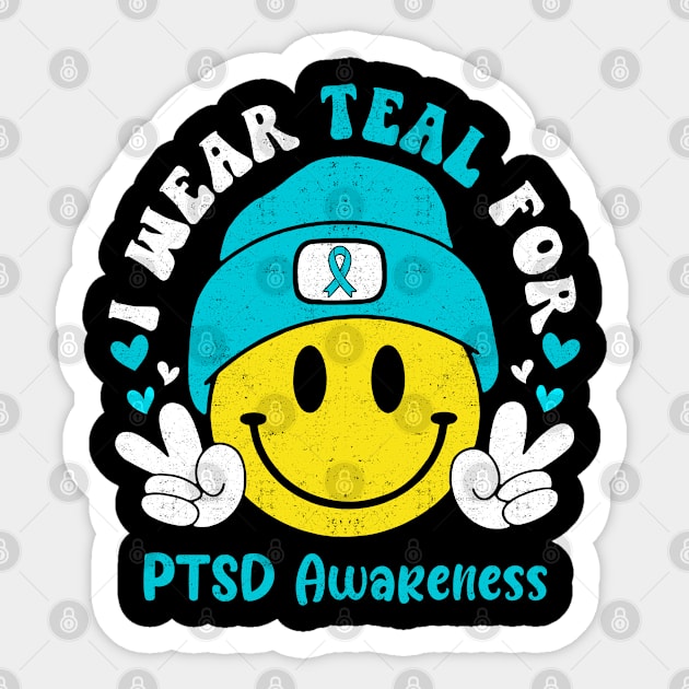 I Wear Teal For PTSD Awareness - PTSD Support Gifts - Ptsd Awareness ...