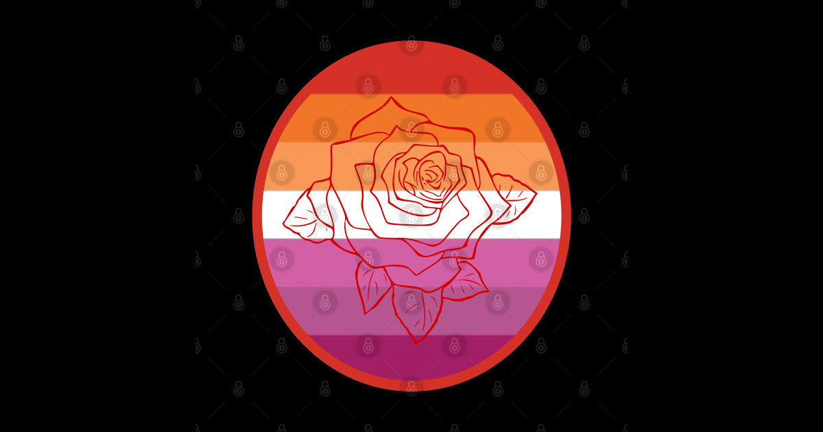 LGBTQ Lesbian Pride Flag colors Sphere, Rose - Lgbtq Lesbian Pride Flag ...