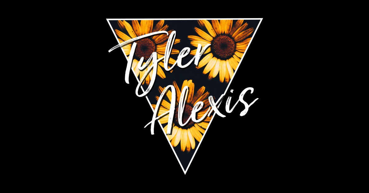 Tyler Alexis "Triangle Sunflower" - Sunflower - Sticker | TeePublic