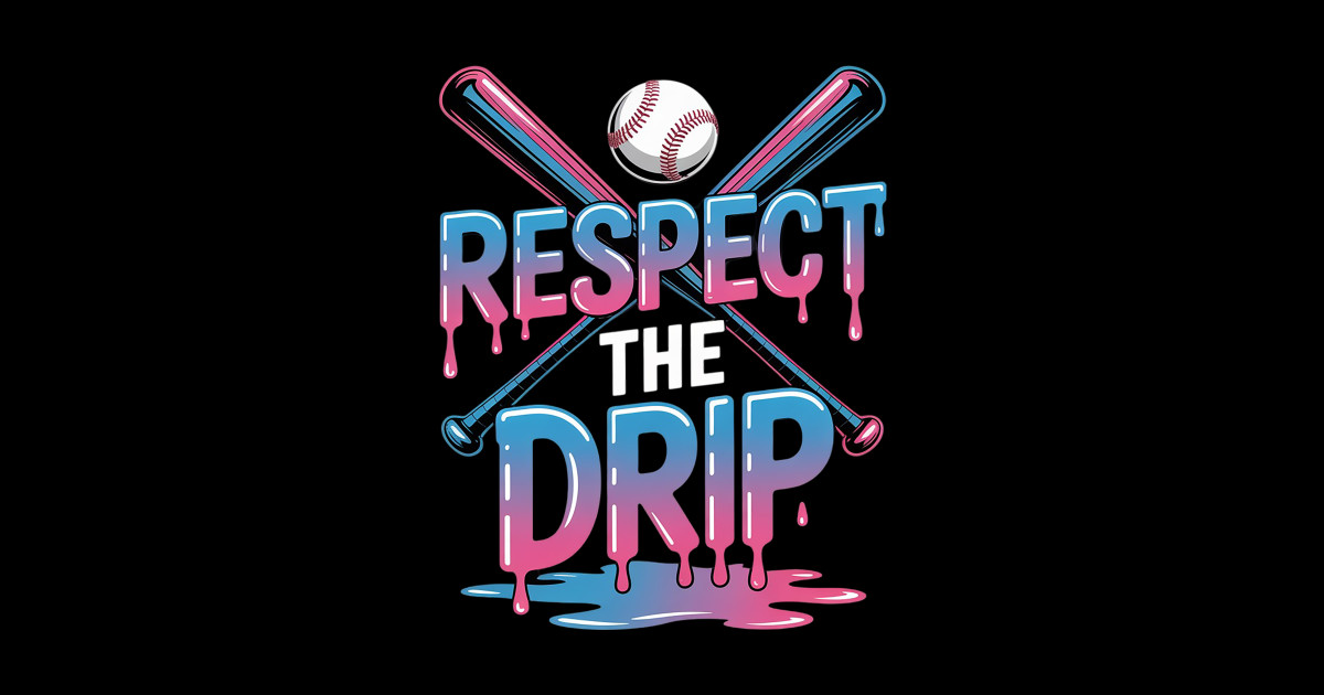 Baseball Drip For Boys Ice Cream Drip Youth Boys Baseball - Baseball ...