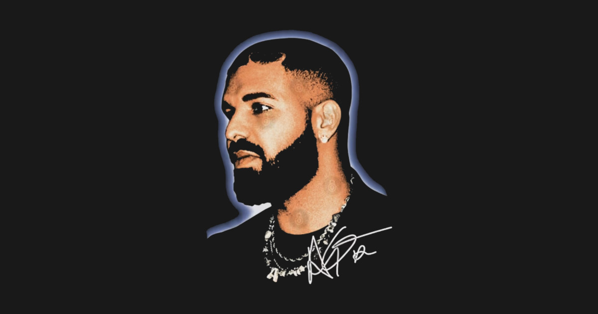 Drake Portrait - Drake Rapper - T-Shirt | TeePublic