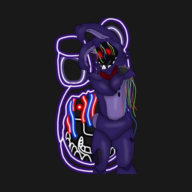 FNAF 10 YEAR ANNIVERSARY - WITHERED BONNIE - Fnaf - T-Shirt | TeePublic