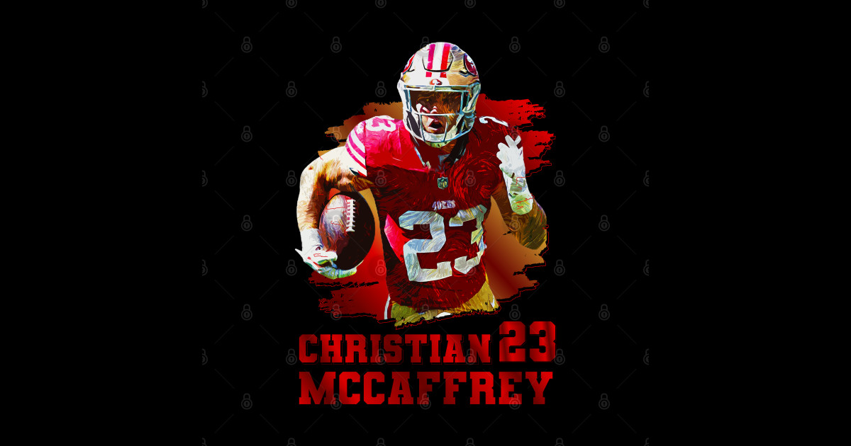 Christian McCaffrey || 23 - Christian Mccaffrey - Sticker | TeePublic