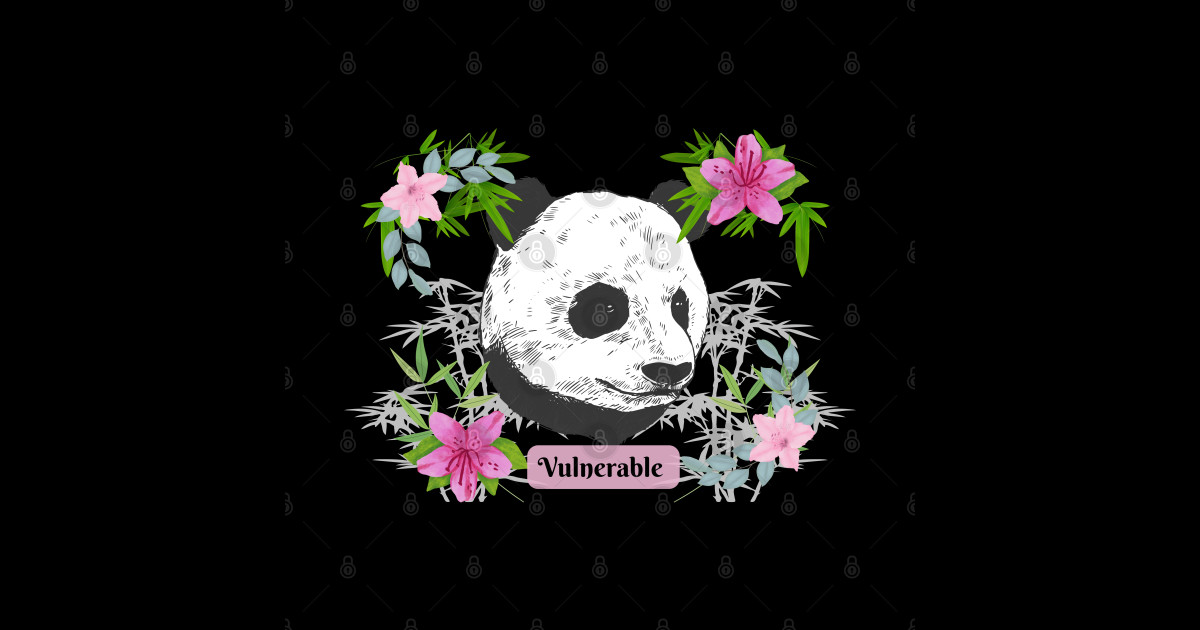 Vulnerable - Panda - Sticker | TeePublic