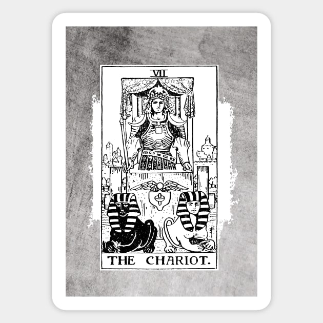 Tarot / The Chariot / Rider Waite - Tarot - Sticker | TeePublic