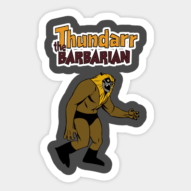 Ookla the Mok - Thundarr The Barbarian - Sticker | TeePublic