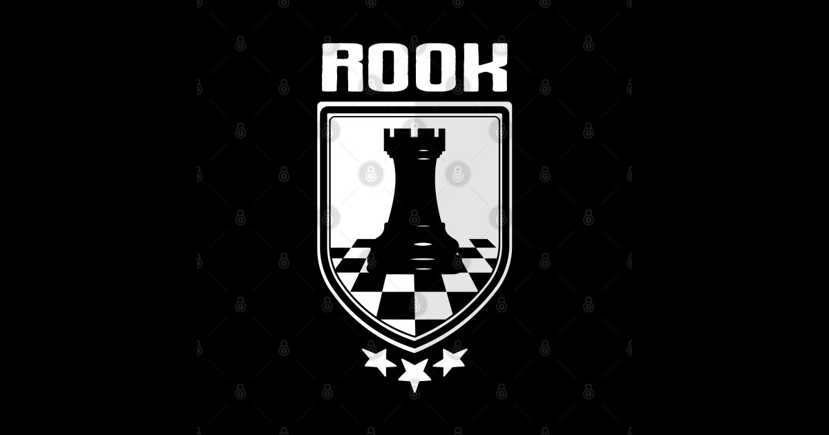 Chess rook - Chess Piece - Sticker | TeePublic