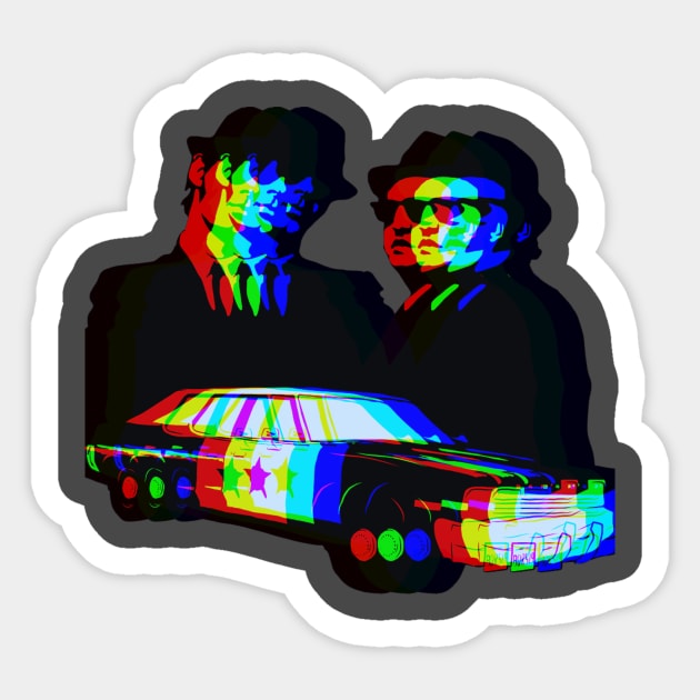 The Blues Brothers - The Blues Brothers - Sticker | TeePublic