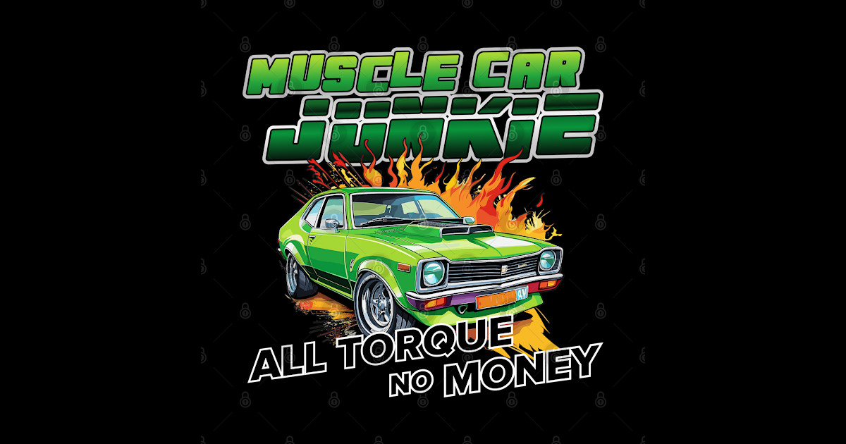 Aussie Muscle Car Junkie - Torana - Sticker | TeePublic