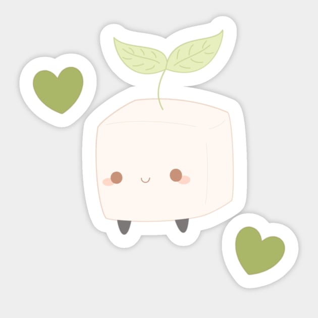 Tofu Love - Tofu - Sticker | TeePublic