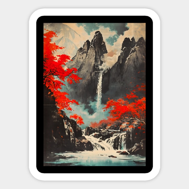 Red River Forest - Japan - Sticker | TeePublic