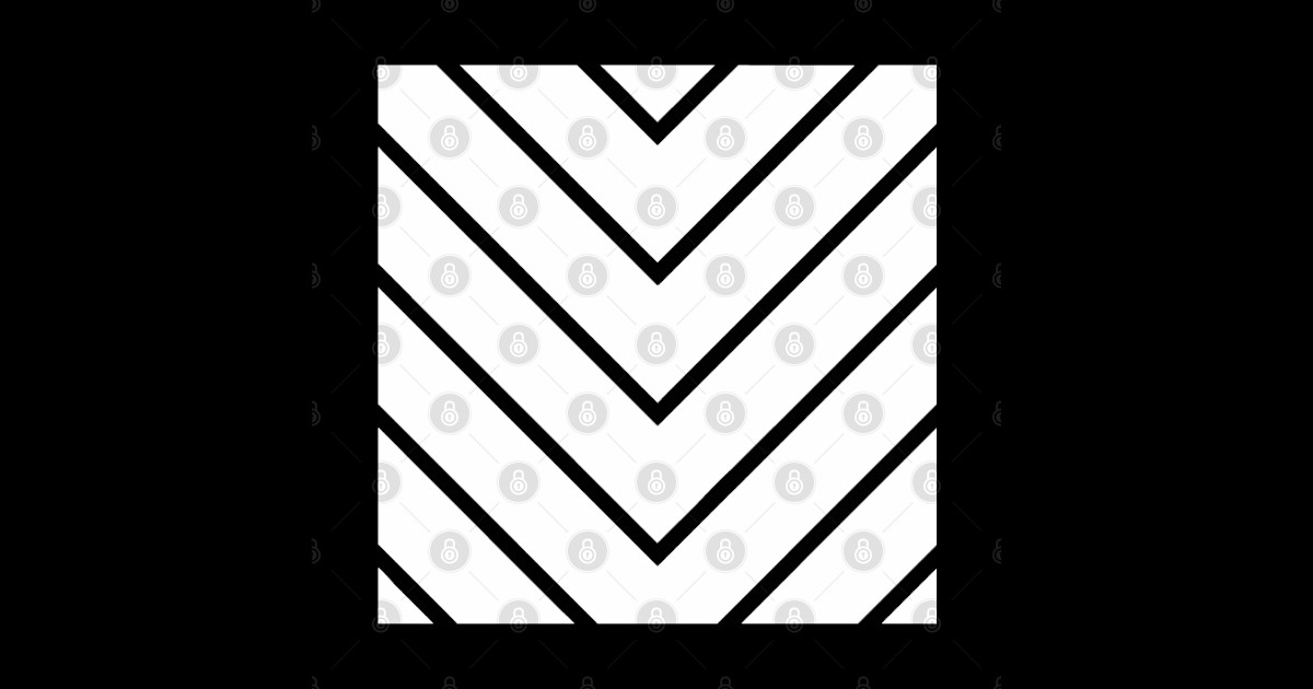 Classic Black White Line Pattern. - Line Art - Sticker | TeePublic