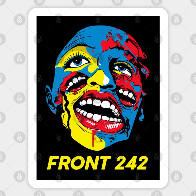 Front 242 ∆ ∆ Original Design - Front 242 - Sticker | TeePublic