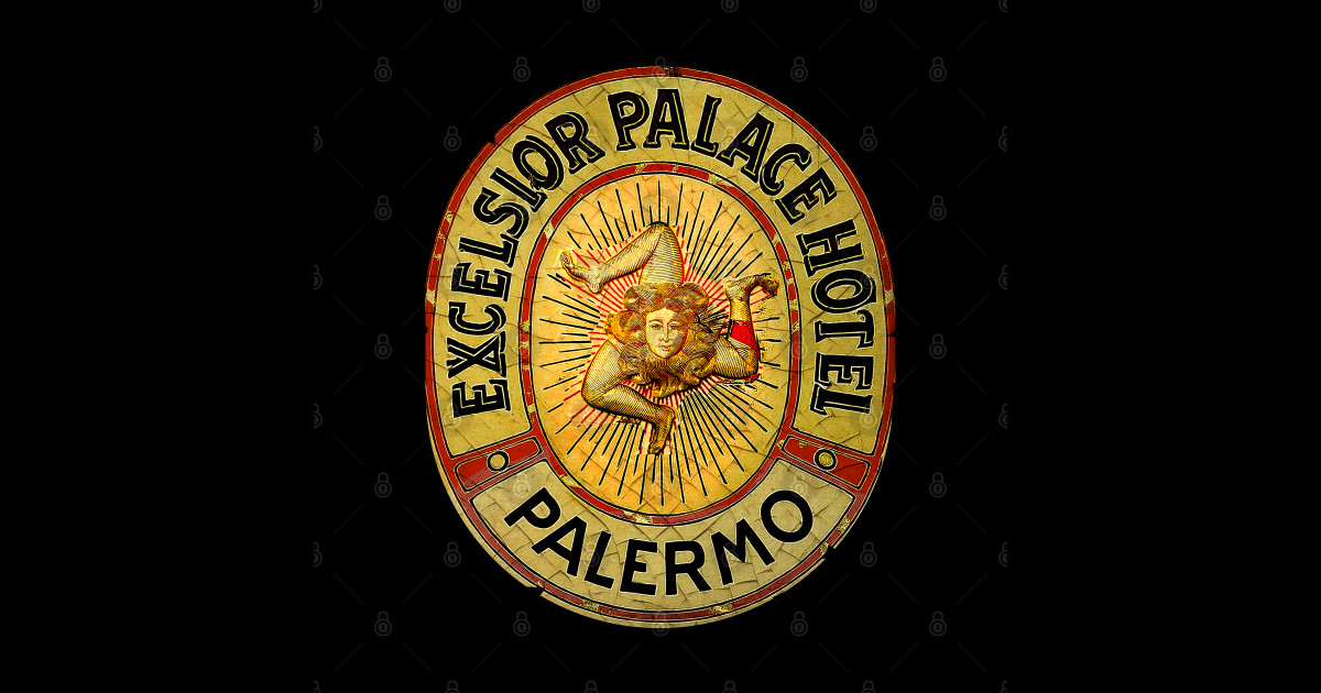 Excelsior Hotel - Vintage Luggage Label - Sticker | TeePublic