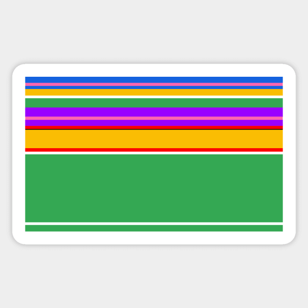 Liturgical Pride Flag (Sarum Blue) - Episcopalian - Sticker | TeePublic