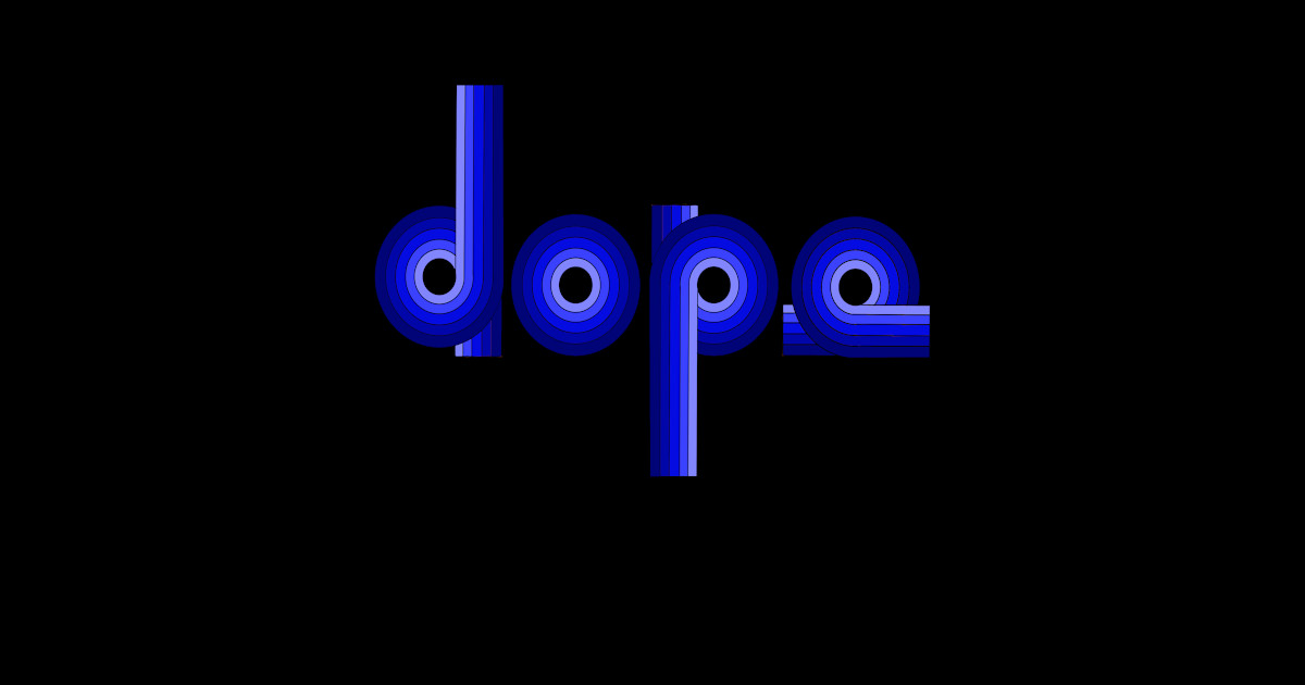 dope 70s logo - Dope - Sticker | TeePublic