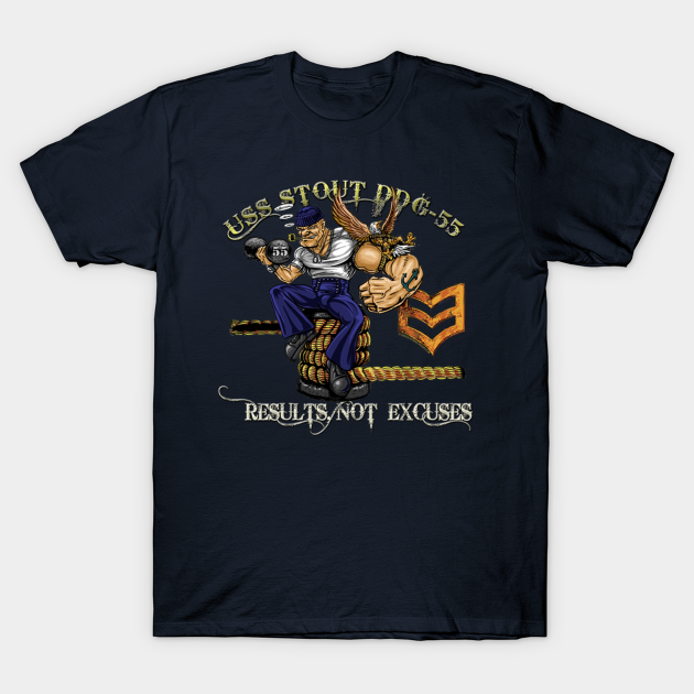 USS Stout DDG-55 FCPOA - Uss Stout Ddg 55 - T-Shirt | TeePublic