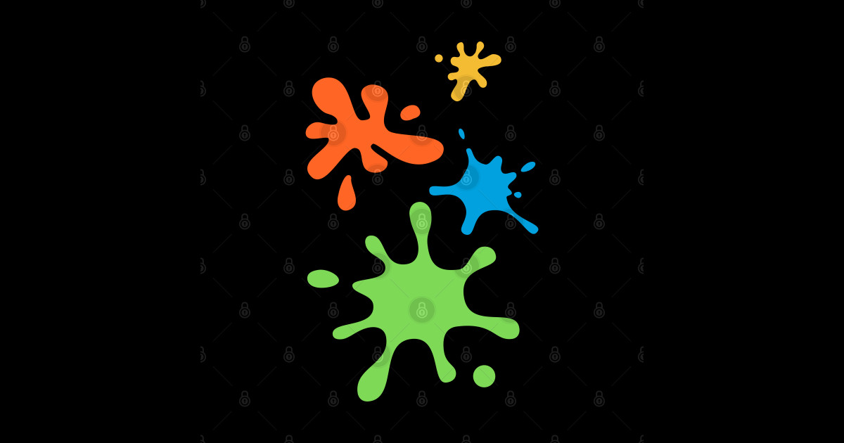 Color Splatter - Splatter - Sticker | TeePublic