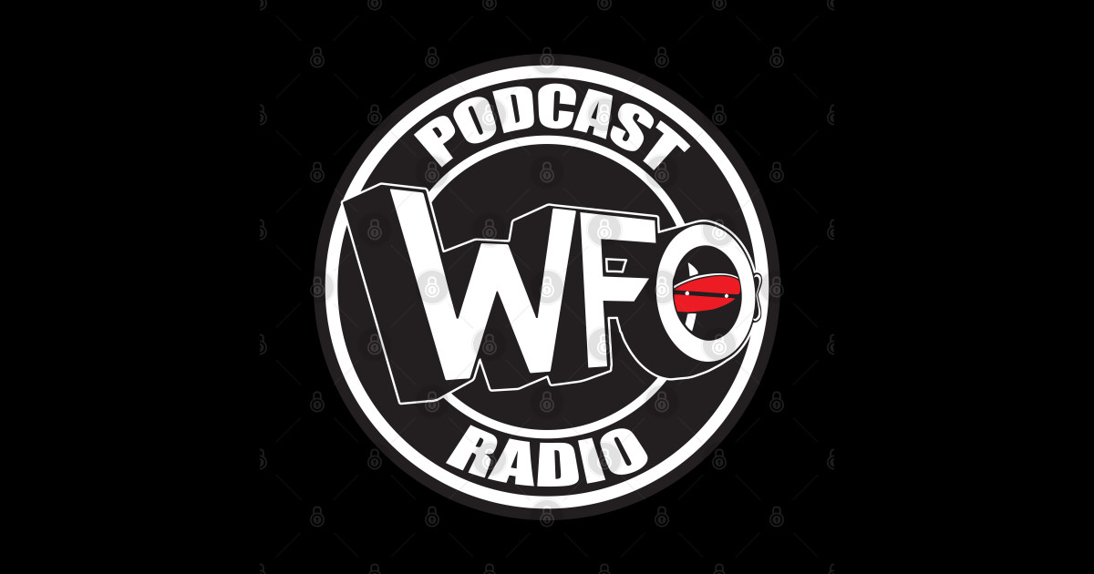 WFO GIANT logo black and white - Wfo - Sticker | TeePublic