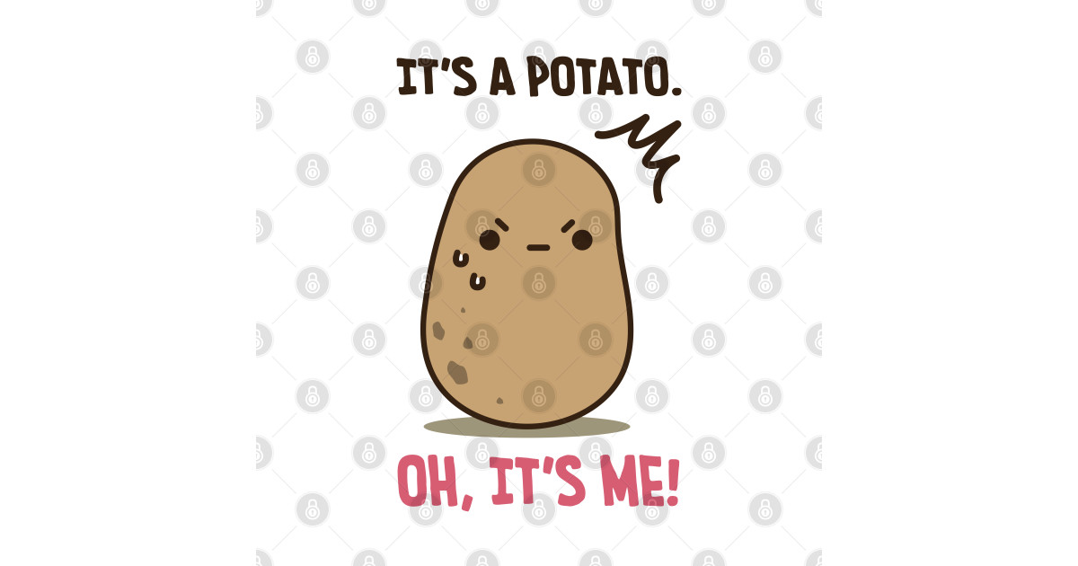 Oh Potato - Potato - Sticker | TeePublic